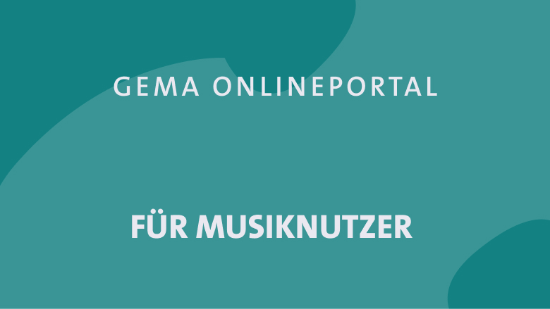 GEMA Online Portal for music users